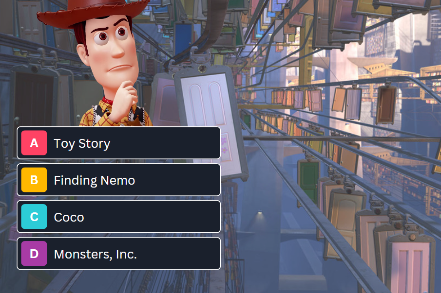 Pixar Quiz: Guess the Movie Based on the Setting - TriviaCreator