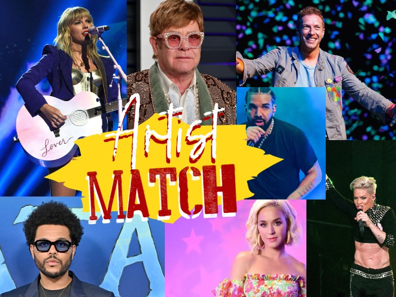 Artist Match Game: Stage Names vs Birth Names - TriviaCreator